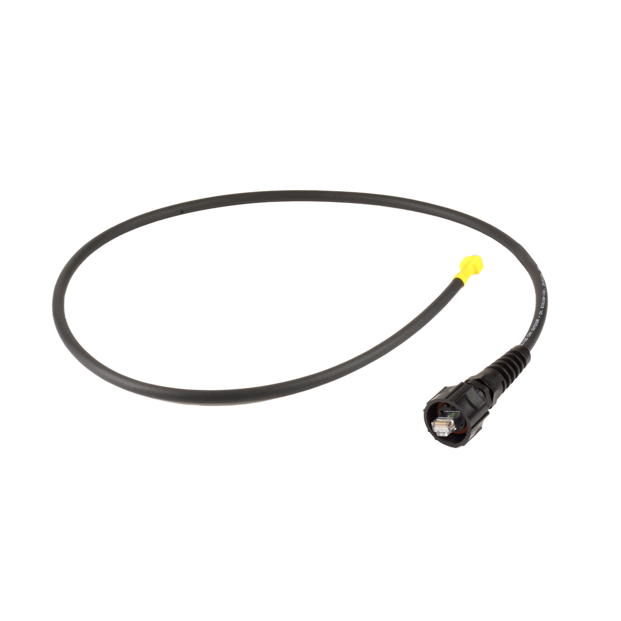 Patch Cord Industrial "Ruggedized" a Plug Modular, Cat6, de 3 ft, Color Negro, Marca: SIEMON ...